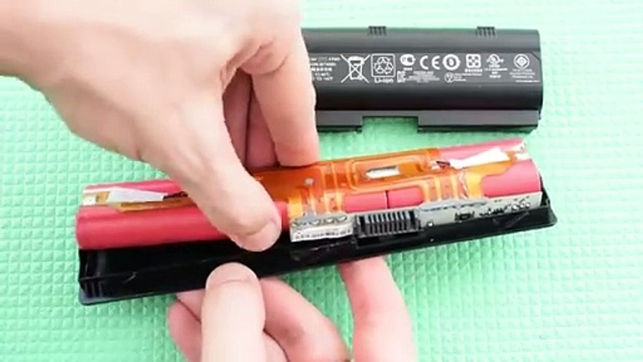 How to open Laptop Battery without damaging the Case, 18650 Cells and ...