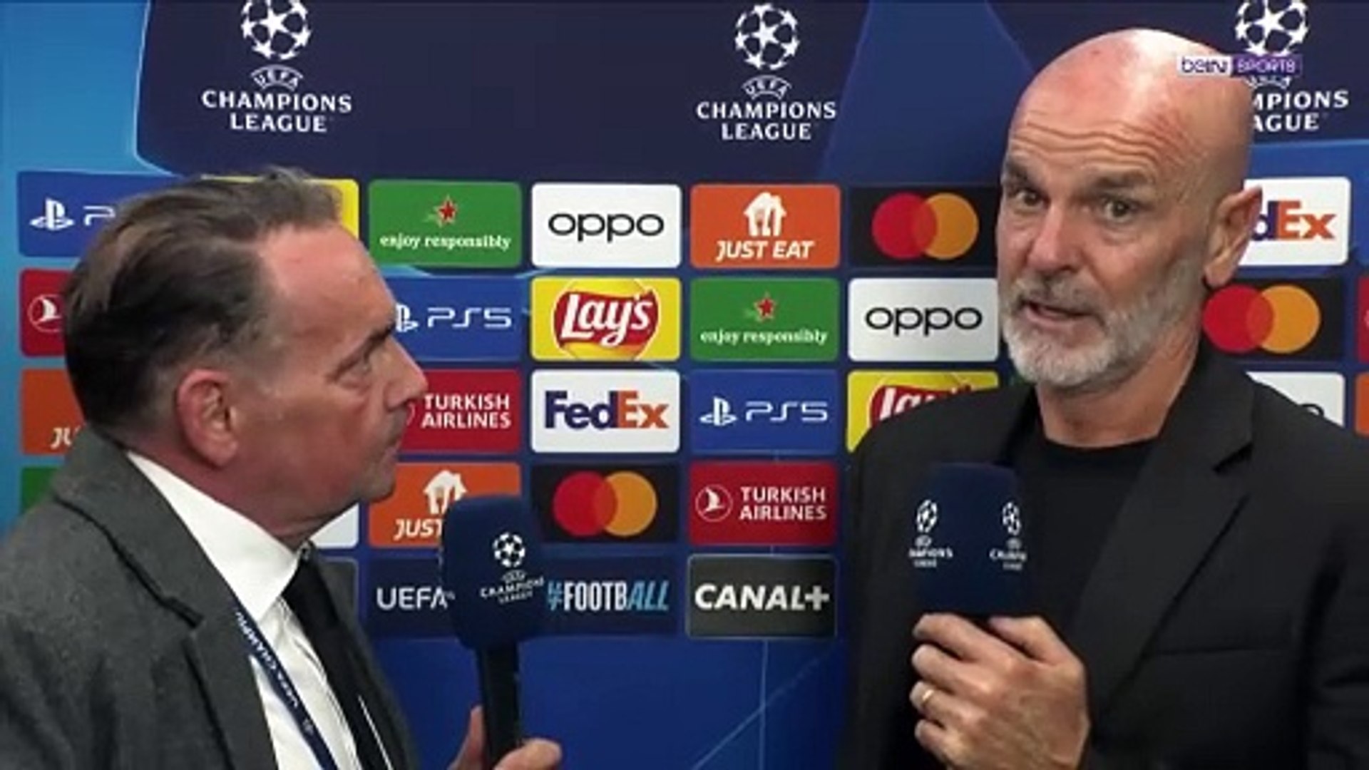Ligue des Champions - Pioli : "Le match retour sera décisif" | beIN SPORTS