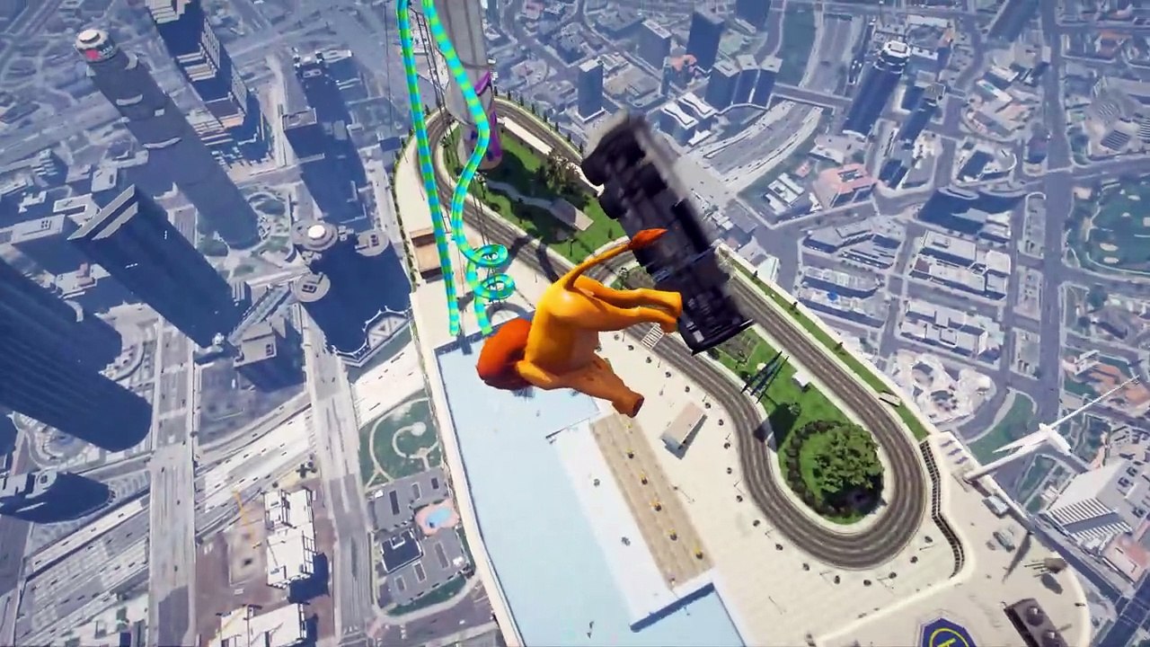 GTA 5 Epic Ragdolls: SUPERMAN and SIMBA - A Beautifully Hilarious ...