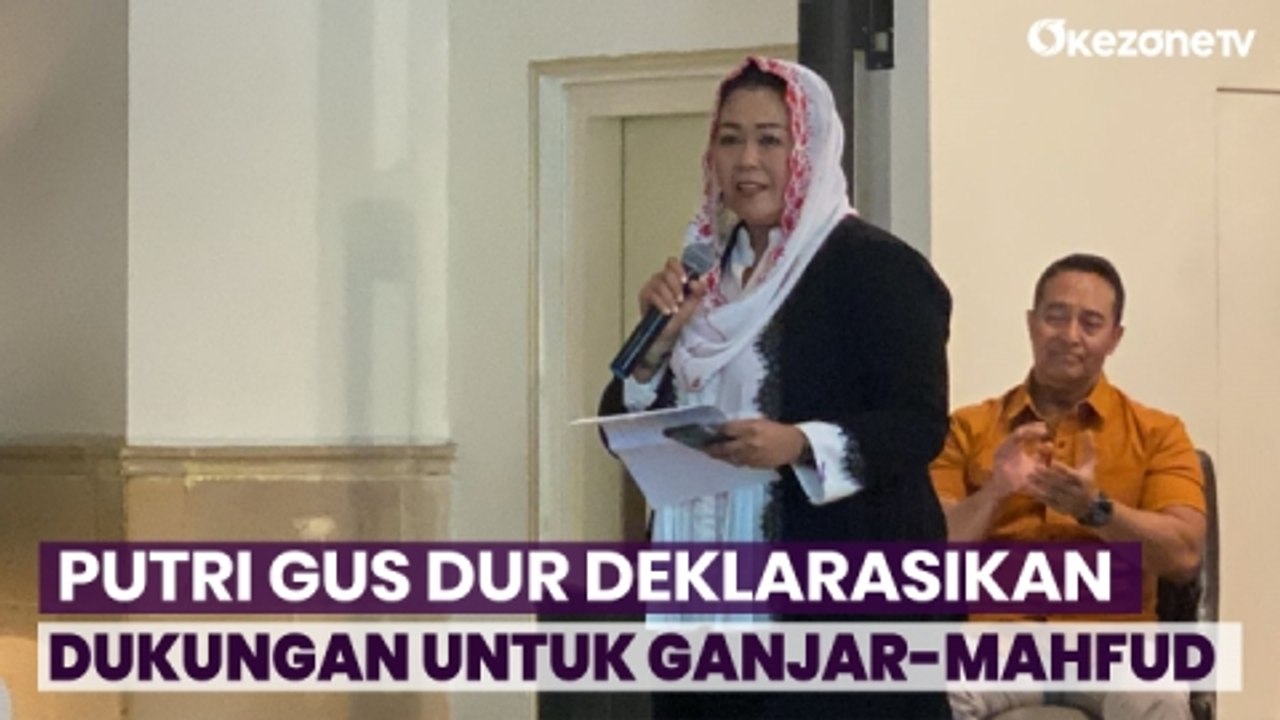 Yenny Wahid Deklarasikan Barisan Kader Gus Dur Dukung Ganjar-Mahfud ...
