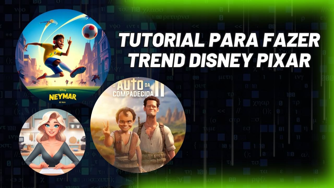 Saiba como fazer TREND do AVATAR da DISNEY PIXAR utilizando INTELIGÊNCIA ARTIFICIAL passo a ...