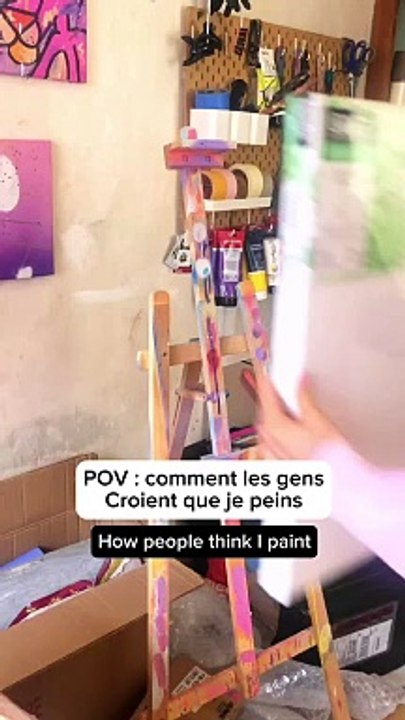 Comment je peins mes peintures - Vidéo Dailymotion
