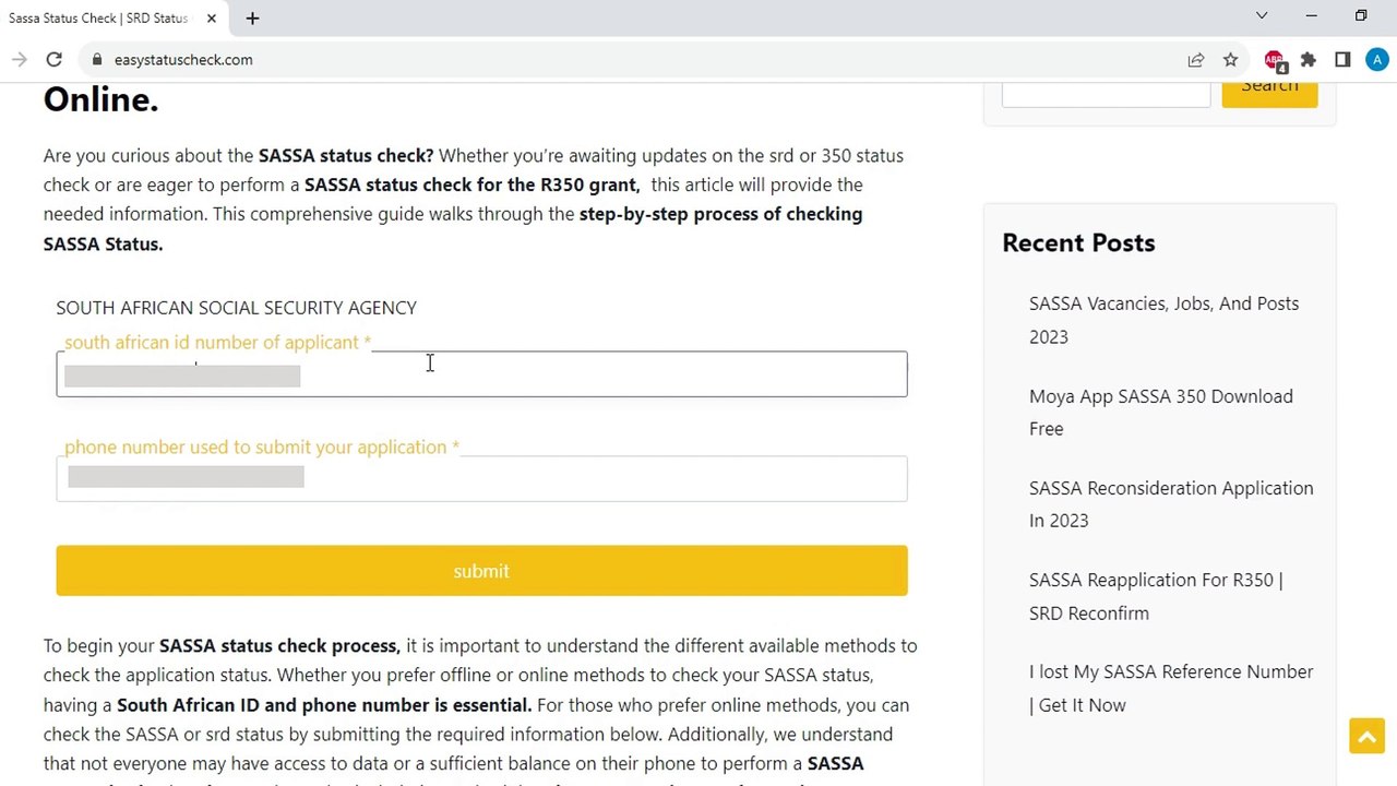 How To Check SASSA SRD R350 Status Online? - video Dailymotion