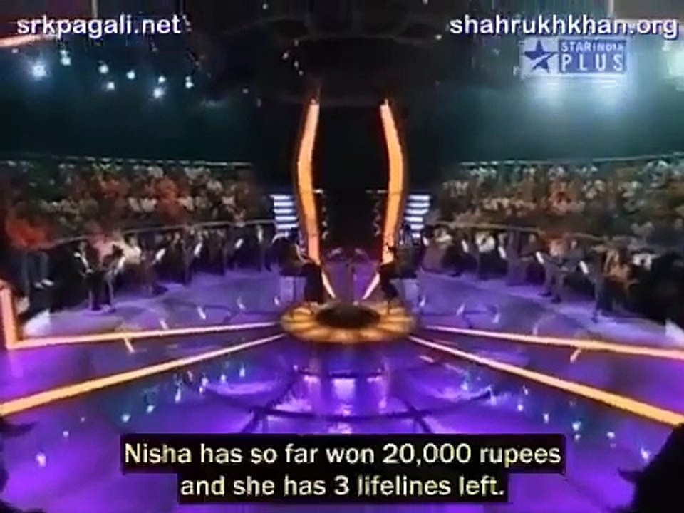 KBC Kaun Banega Crorepati with Shahrukh Khan episode 16 - video Dailymotion