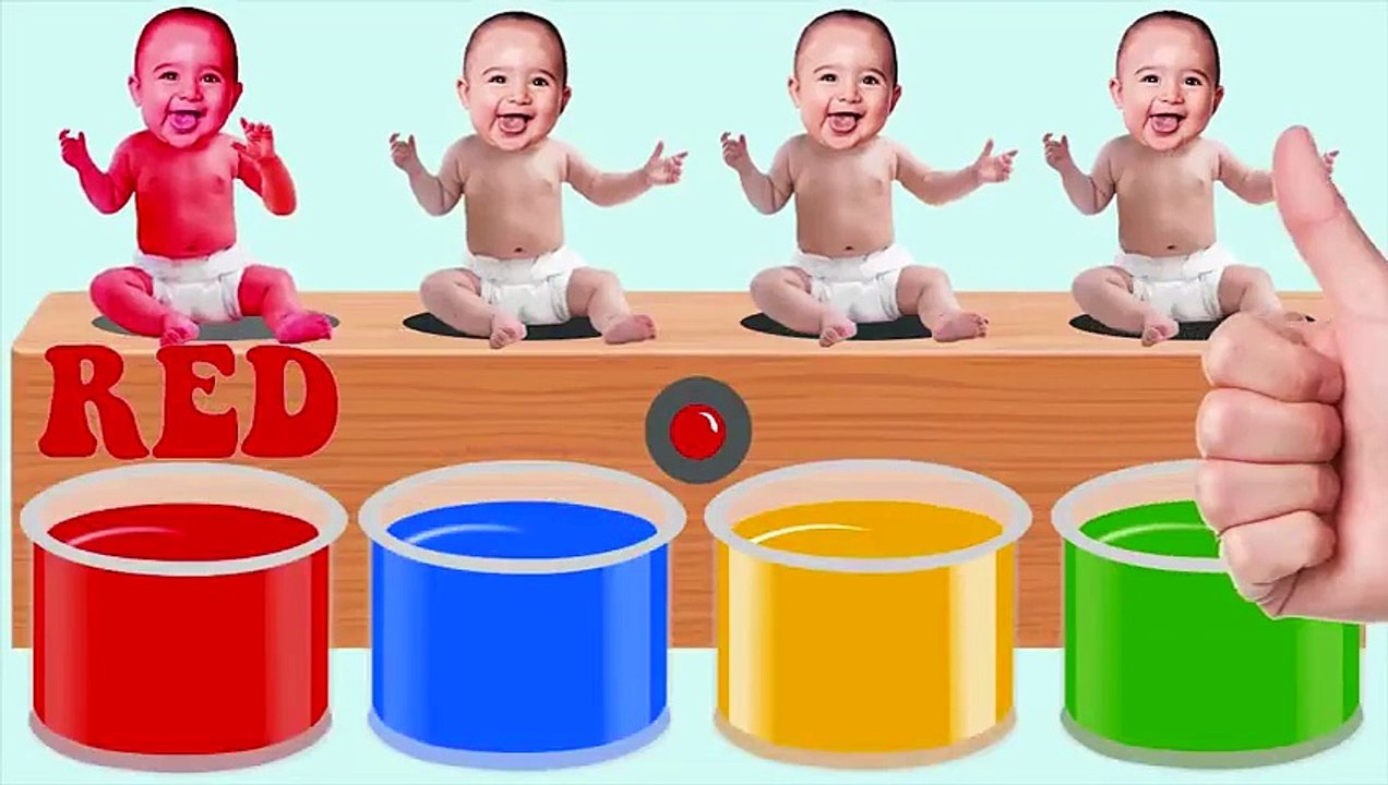 Bad Baby Crying Bathing Colors & Lollipop FUNNY Learn Colors With Bad ...