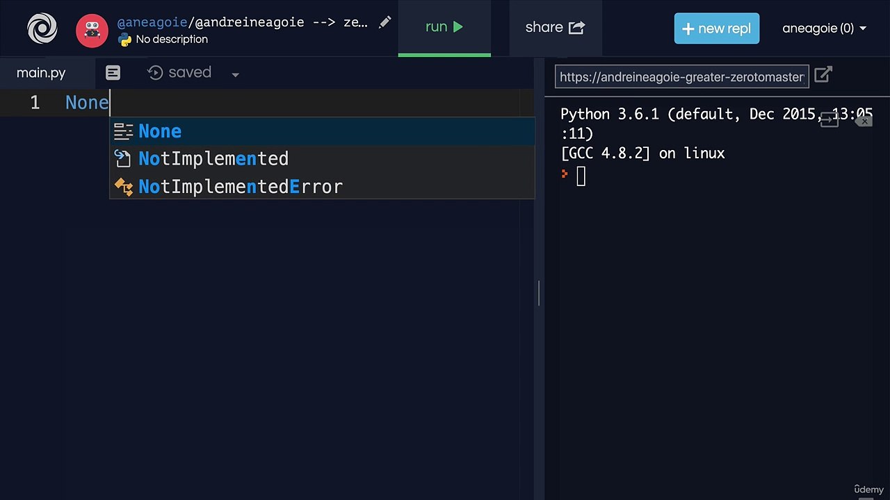 Python Basics - None - video Dailymotion