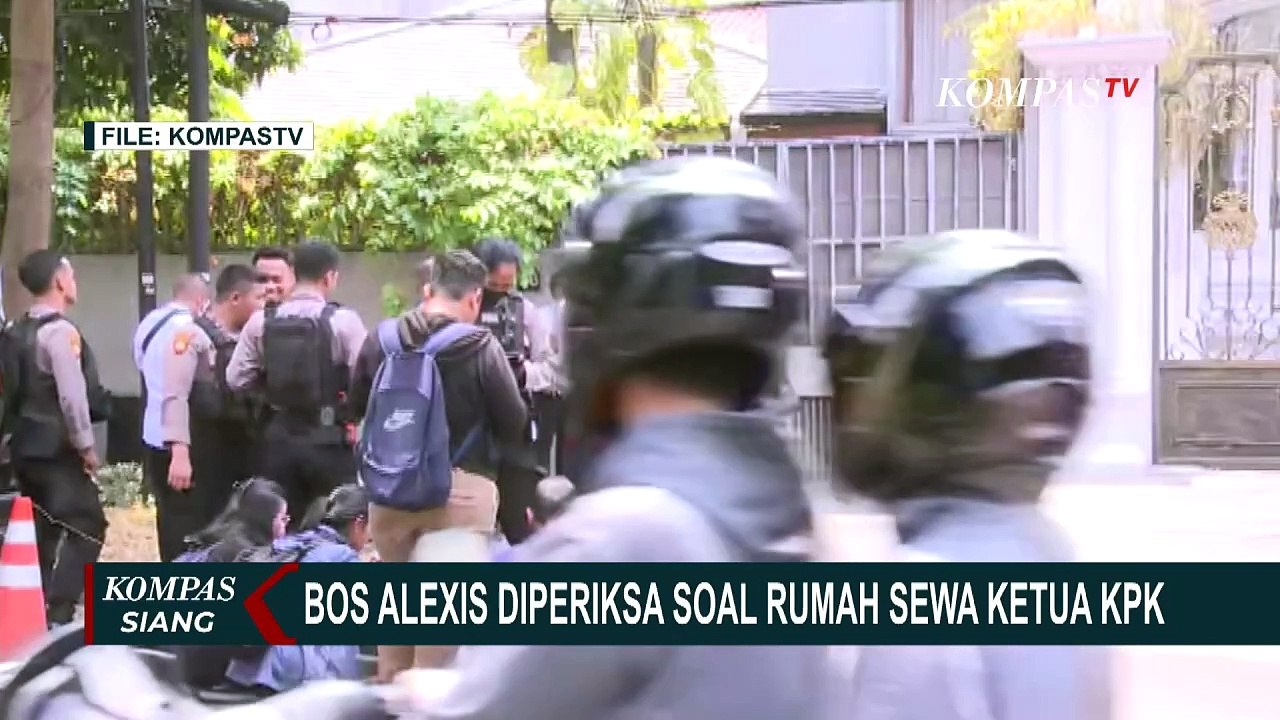 Alex Tirta Penuhi Panggilan Polda Metro Jaya soal Sewakan Rumah ke Firli Bahuri - Video Dailymotion