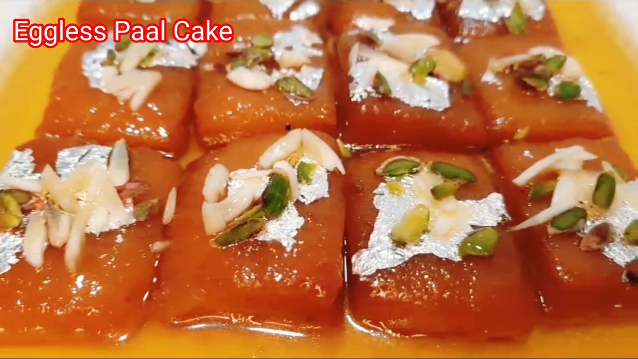 Paal cake recipe, eggless soft and juicy milk cake, malabar milk cake ...