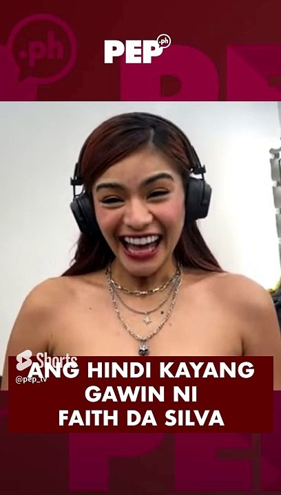 Ang hindi kayang gawin ni Faith Da Silva | PEP Live #shorts - video Dailymotion