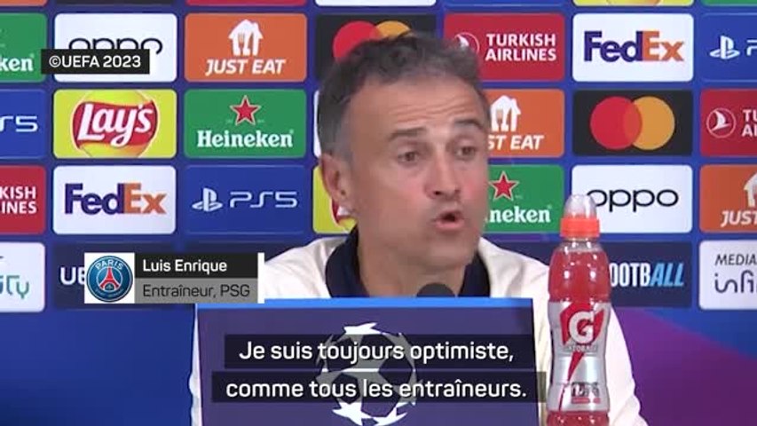 PSG : Luis Enrique - "On ne changera pas notre idée de jeu"