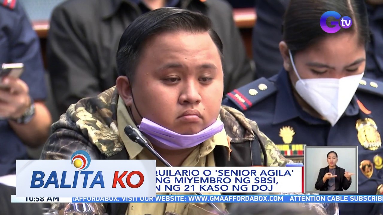 Jey Rence Quilario o 'Senior Agila' at 12 iba pang miyembro ng SBSI ...