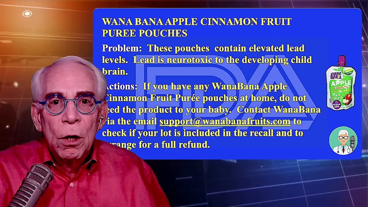 Wana Bana Apple Cinnamon Fruit Puree Is Toxic - video Dailymotion