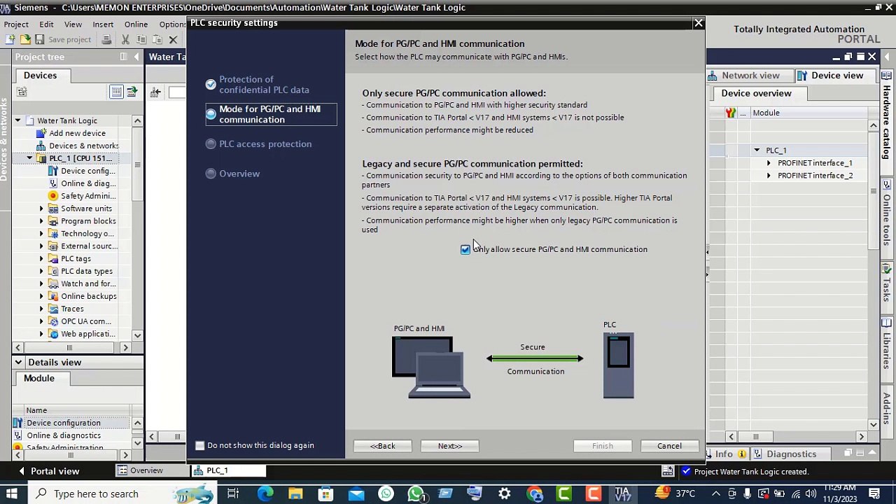 Water tank level logic through PLC and HMI. Part01 TIA Portal. #siemens ...