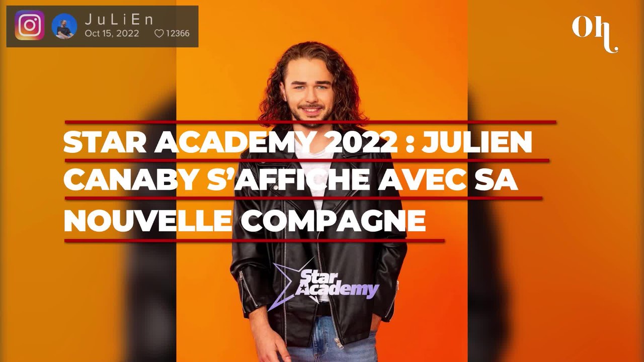Star Academy 2022 : très amoureux, Julien Canaby s’affiche fièrement ...