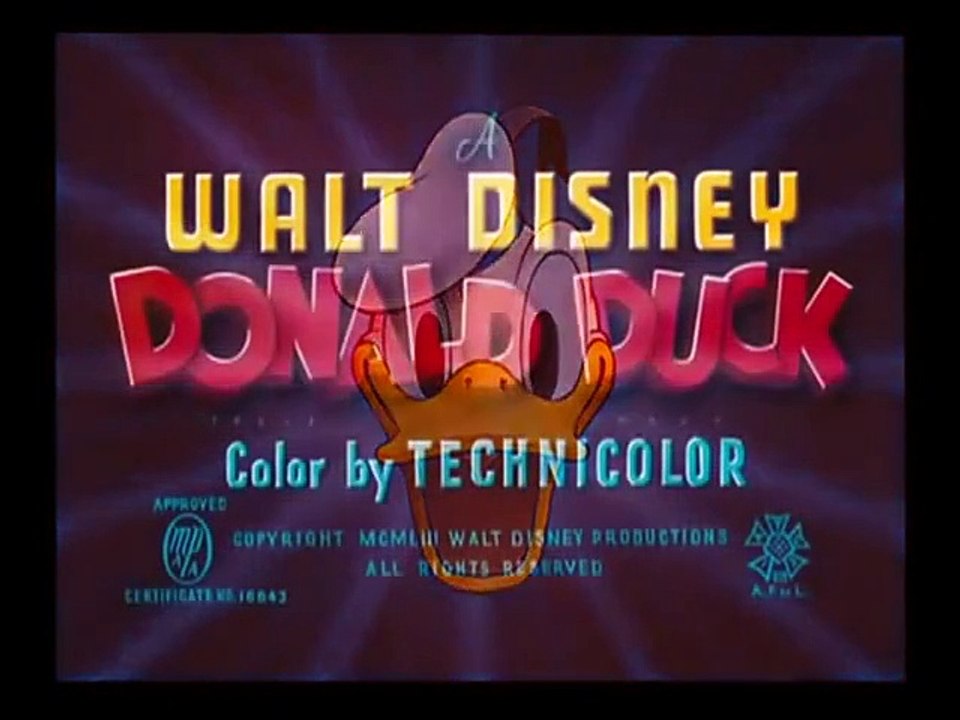 DONALD DUCK Donald's Diary (1954) Old Cartoons - video Dailymotion