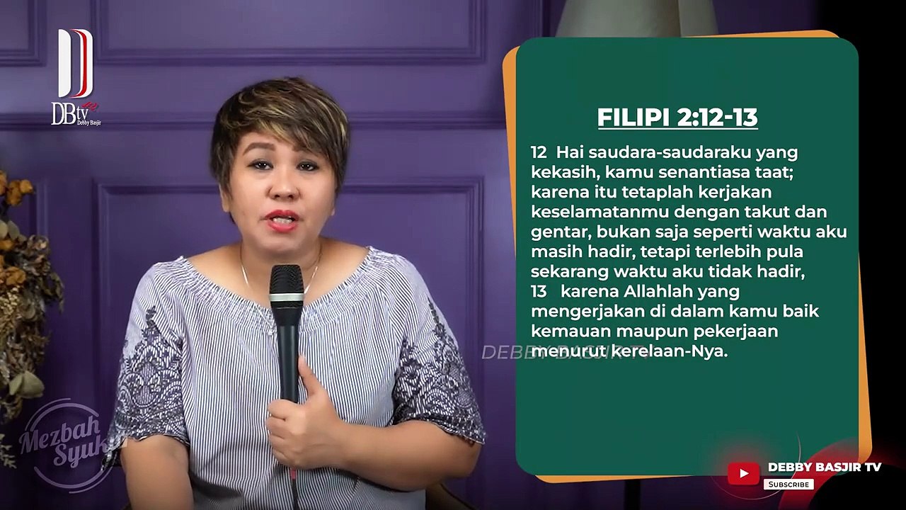 Filipi 2 ayat 12 - Debby Basjir #debbybasjir - video Dailymotion
