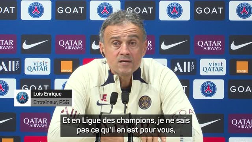 PSG : Luis Enrique se confie sur la LDC - "Le groupe le plus difficile ...