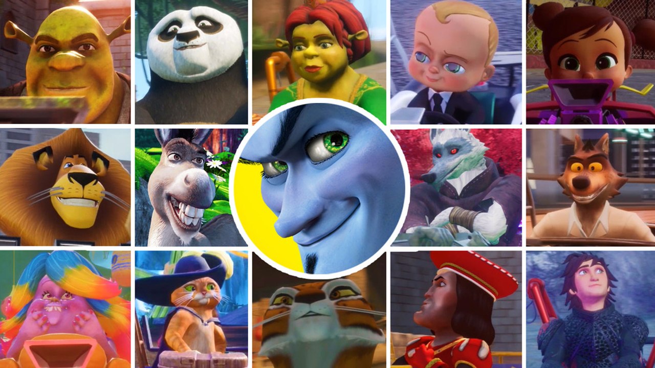 DreamWorks All-Star Kart Racing All Characters & All Tracks - video ...