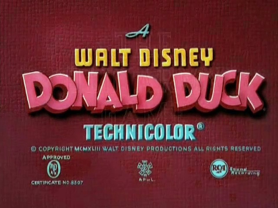Donald Duck - The Old Army Game (1943) - video Dailymotion