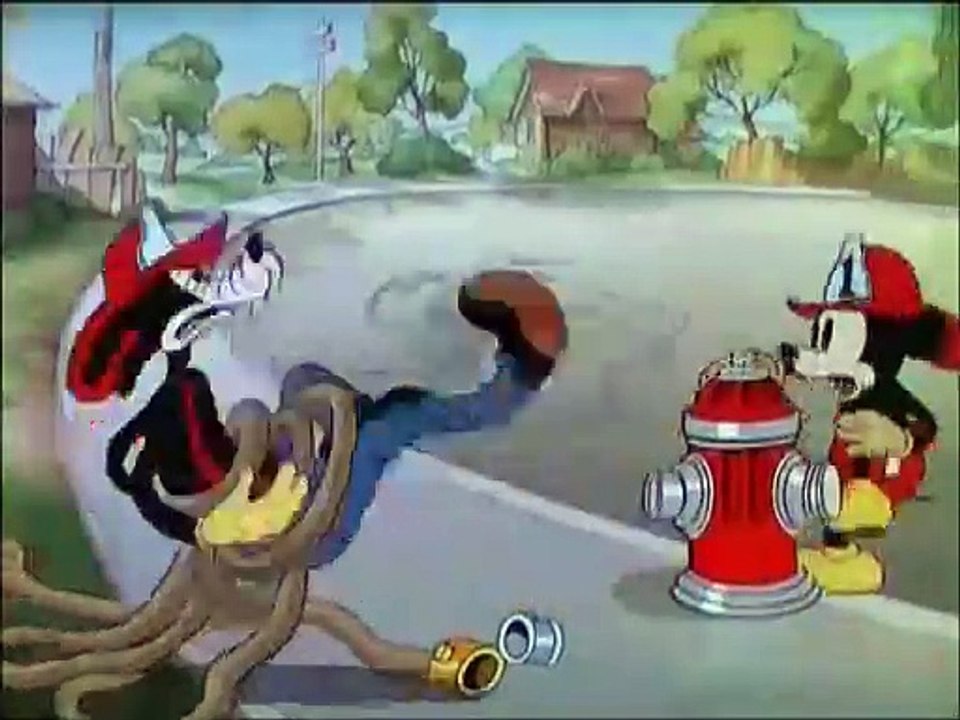 Mickey Mouse, Donald Duck, Goofy - Mickey's Fire Brigade (1935) - video ...