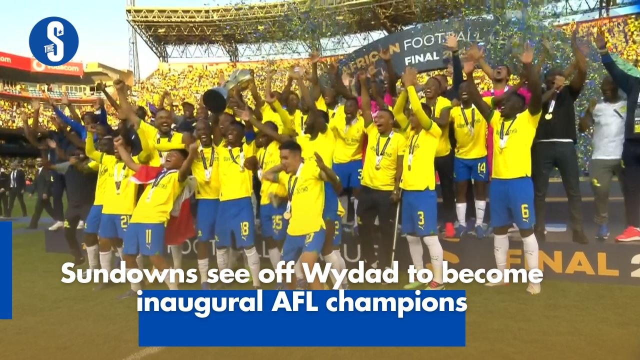 Sundowns see off Wydad to become inaugural AFL champions - video ...
