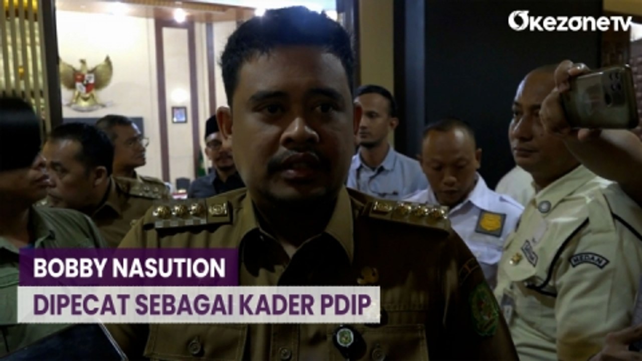 Bobby Nasution Resmi Dipecat Sebagai Kader PDIP, Begini Tanggapannya - video Dailymotion