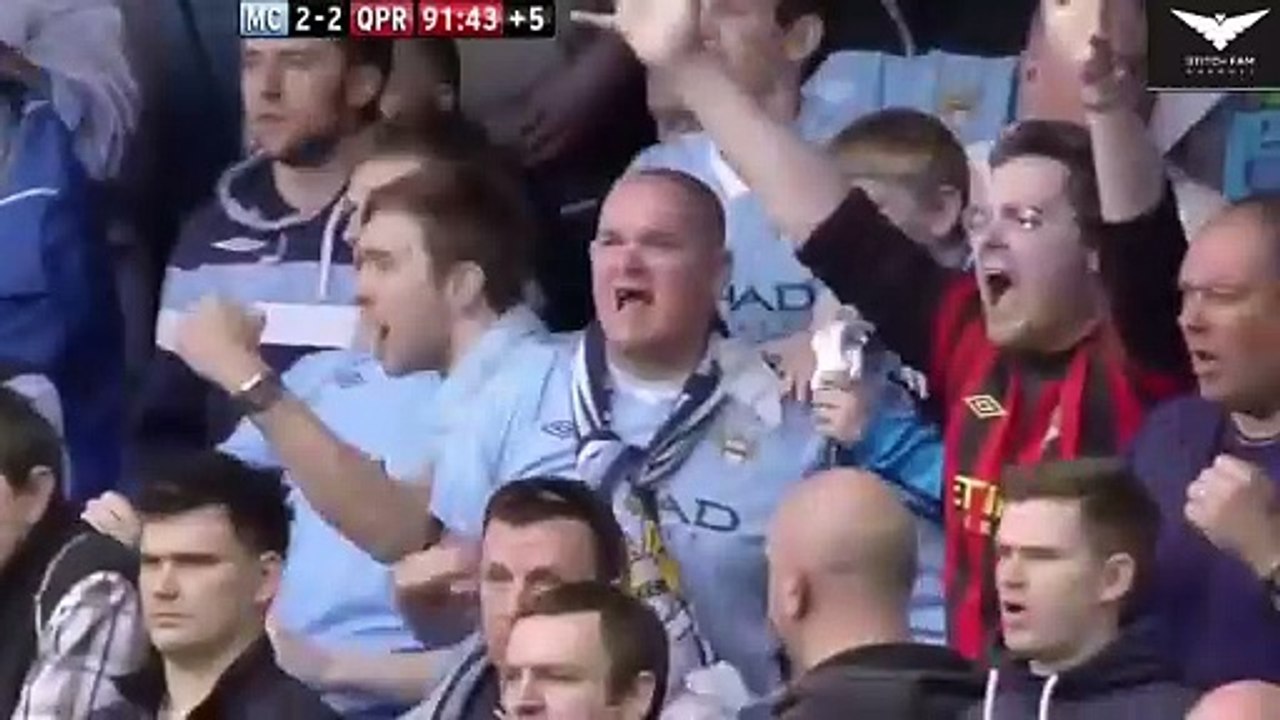 Manchester City vs QPR 3-2 Last 5 Minutes ( Sergio Aguero Goal ...