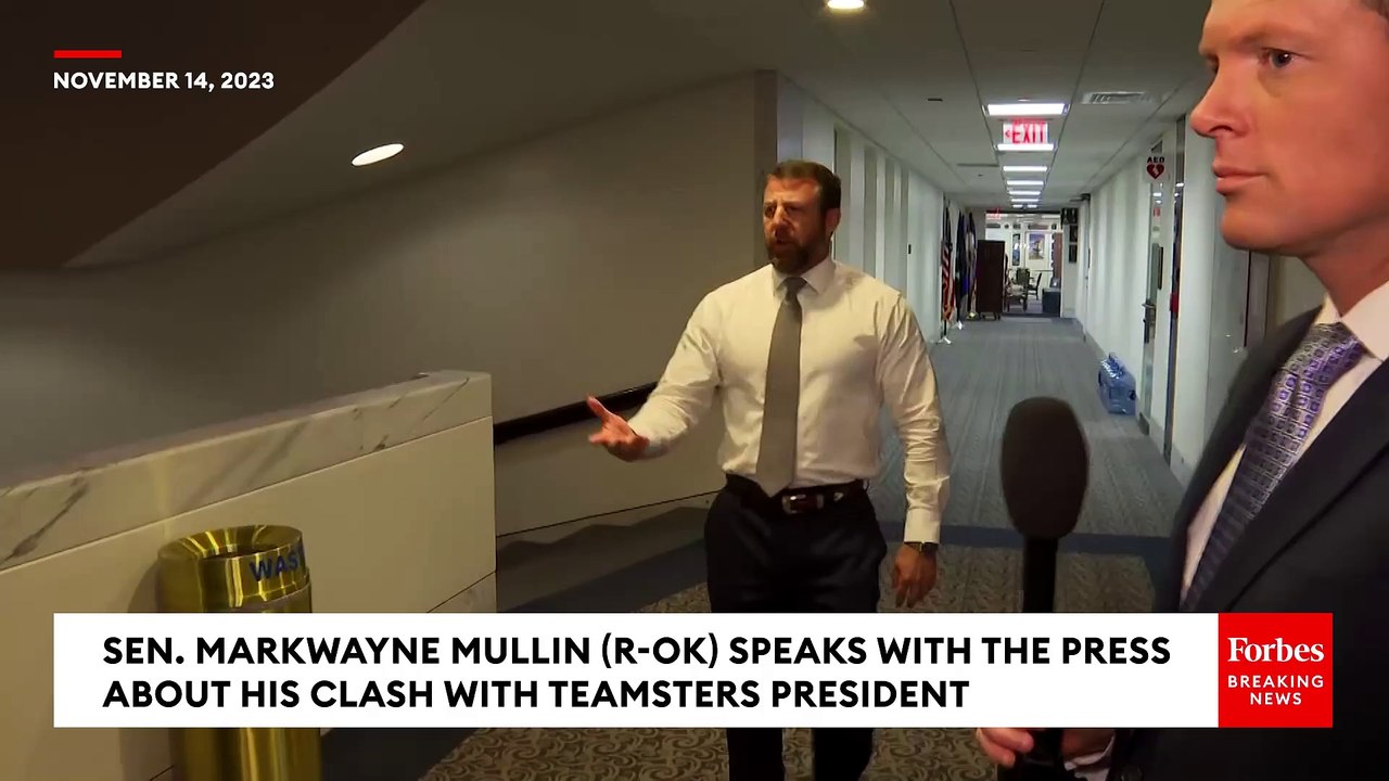 BREAKING NEWS: Markwayne Mullin Defends Asking Teamsters Boss To Fight ...