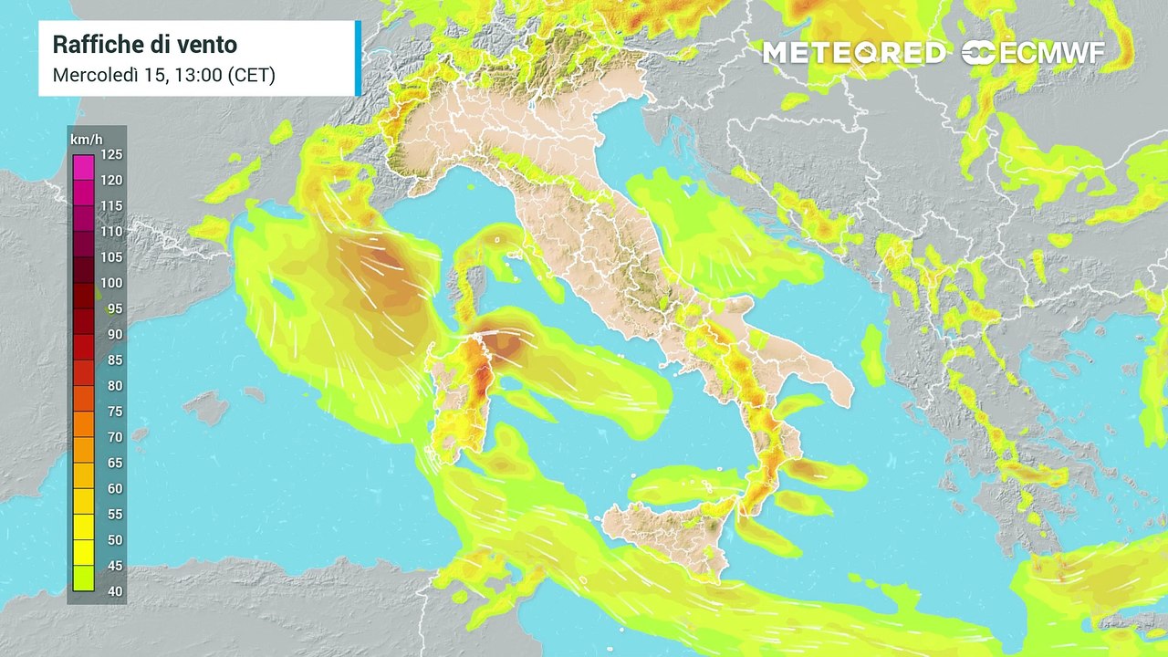 Mappa del vento in Italia - Video Dailymotion