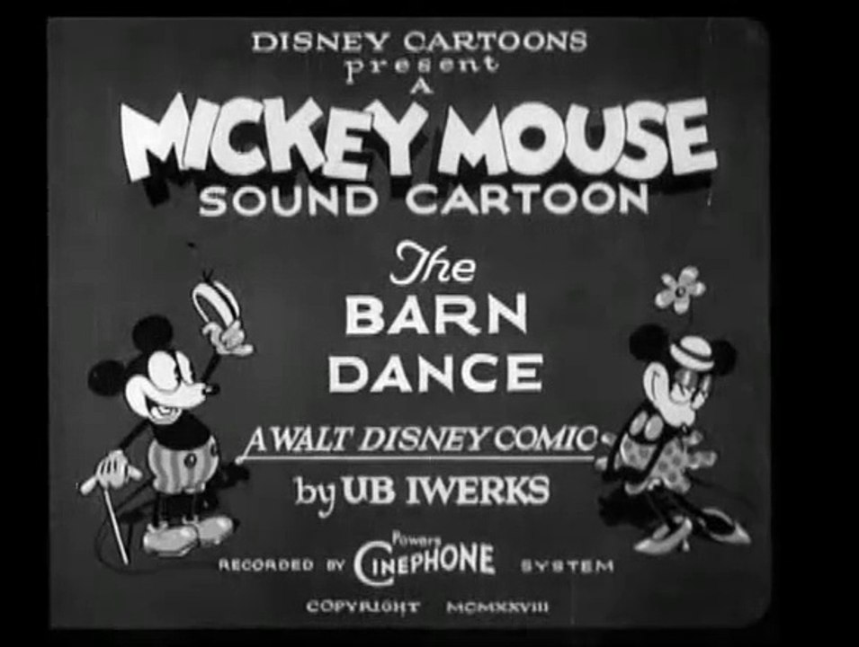 Mickey Mouse, Minnie Mouse - The Barn Dance (1928) - video Dailymotion