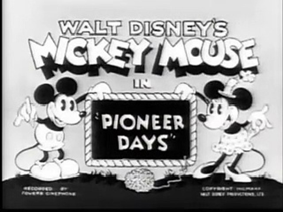 Mickey Mouse & Minnie - Pioneer Days (1930) - video Dailymotion