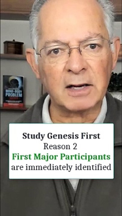 The First Major Participants are Immediately Identified. Study Genesis ...