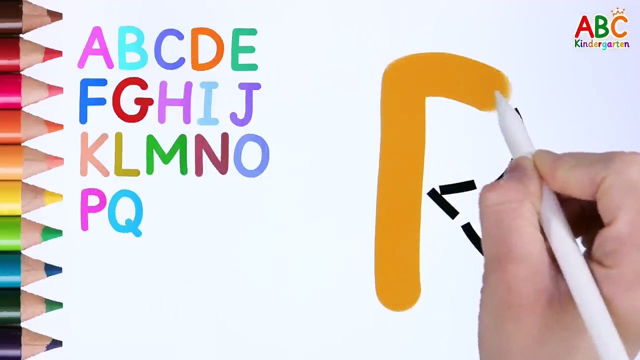 ABC for Kids _ Alphabet writing for kids _ A to Z(720P_HD) - video ...