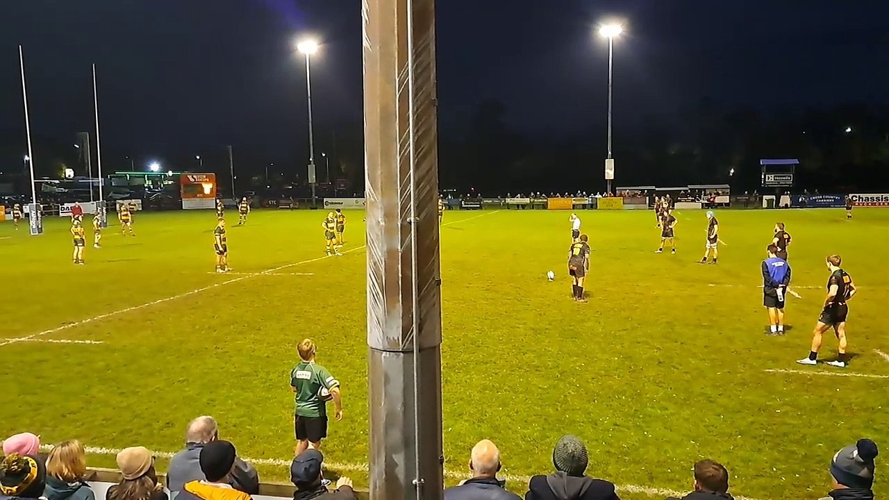 Ben Penfold kicks a winning 45 metre penalty for 13 man Bury St Edmunds ...