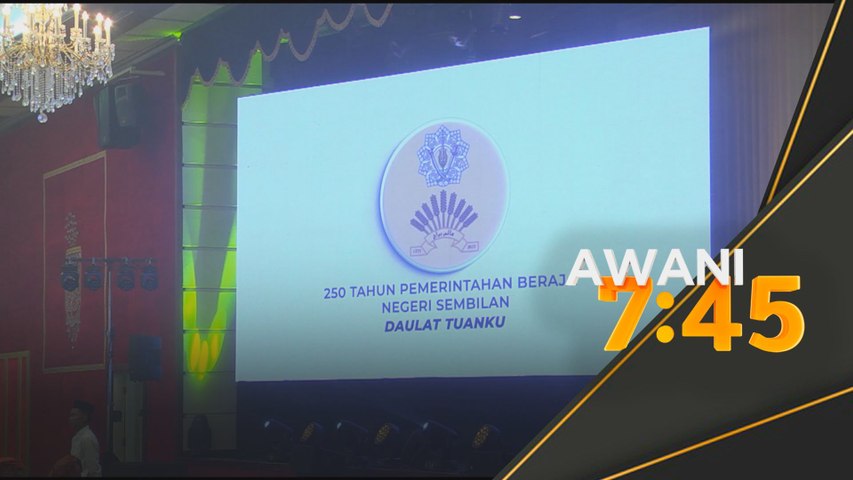 Logo 250 tahun pemerintahan beraja Negeri Sembilan | Astro Awani