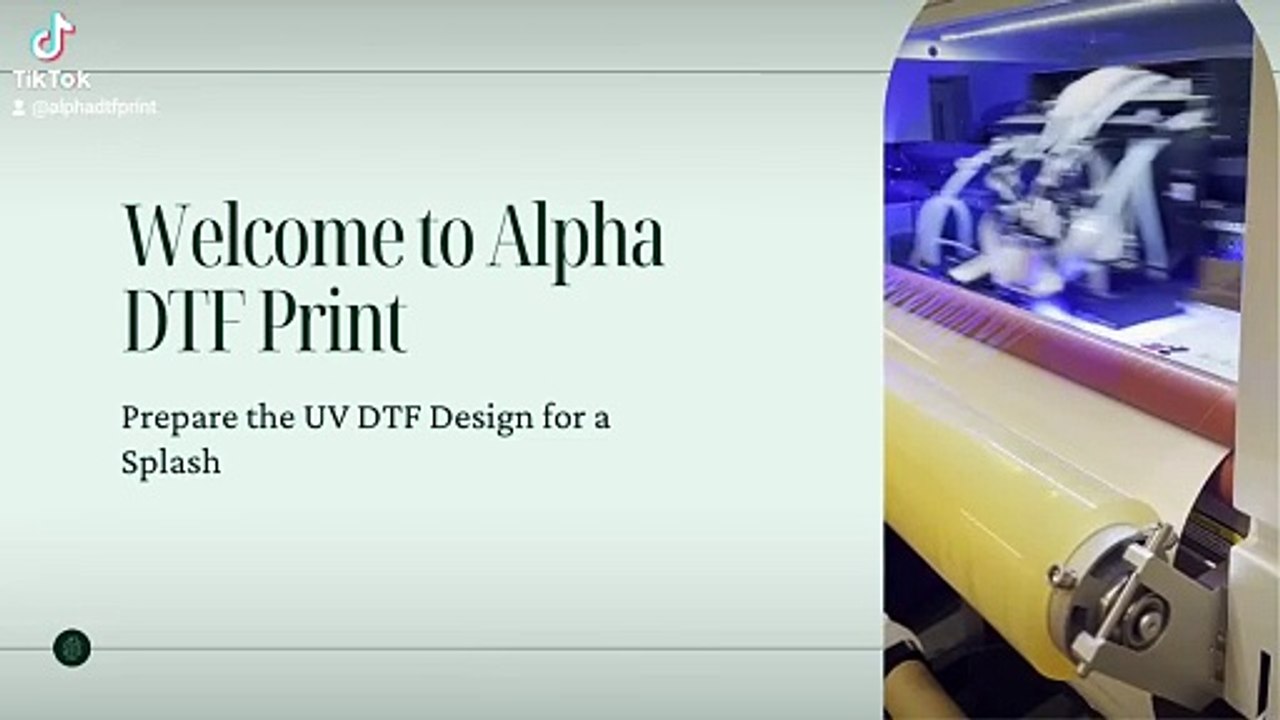 Alpha DTF Print: Crafting UV DTF Magic on Plastic Glass! - video ...