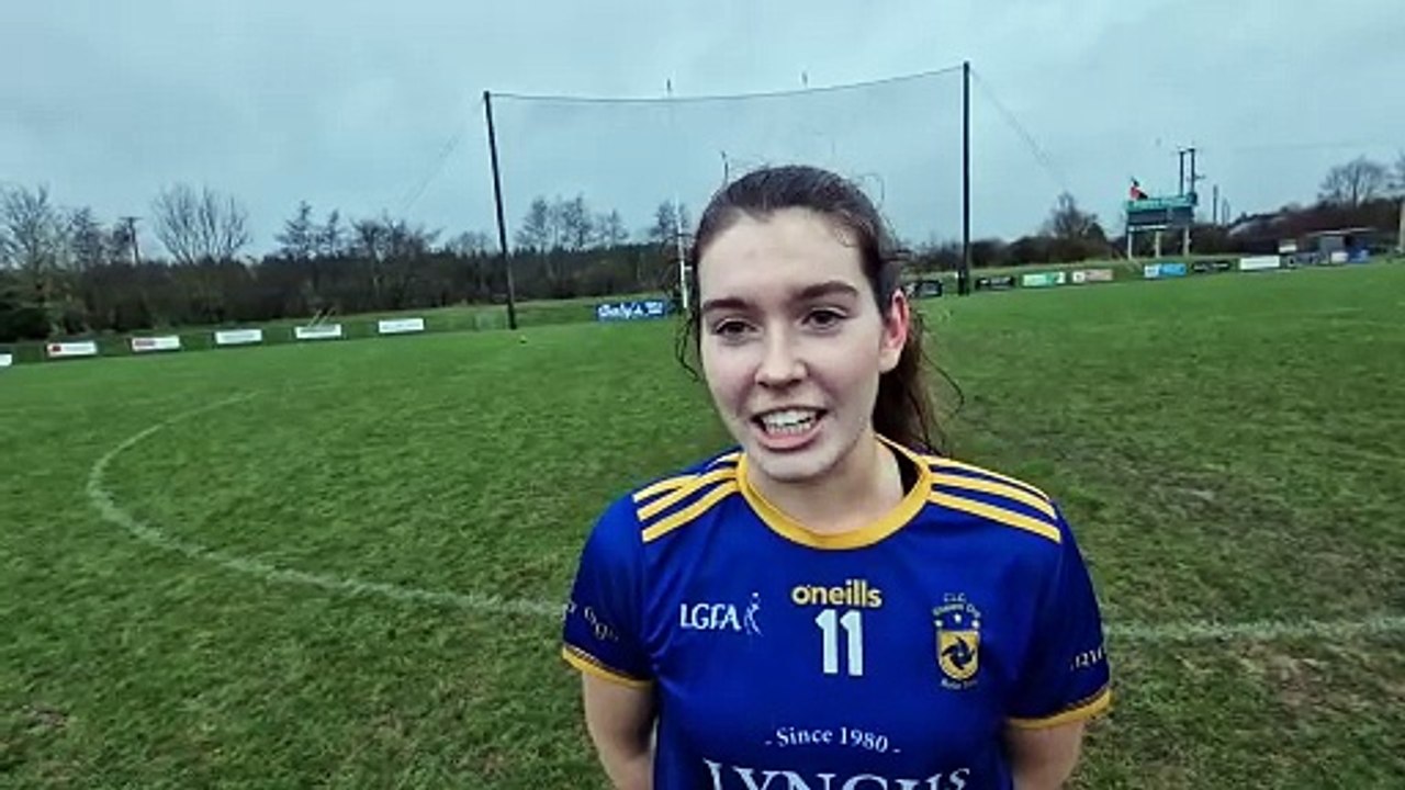 Steelstown's Orla McGeough reacts to the Brian Ogs Ulster victory ...