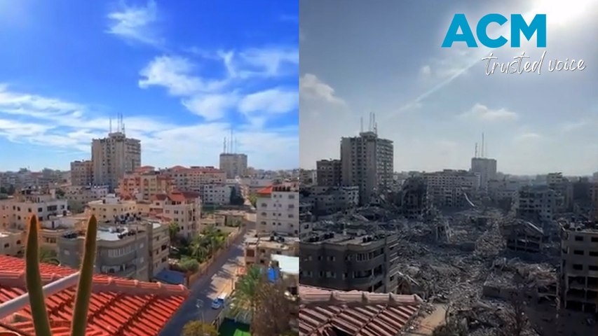 Gaza destruction: before and after footage of the warzone | Bendigo ...