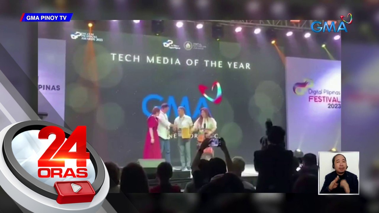 GMA Network Inc., kinilalang "Tech Media of the Year" | 24 Oras - video ...