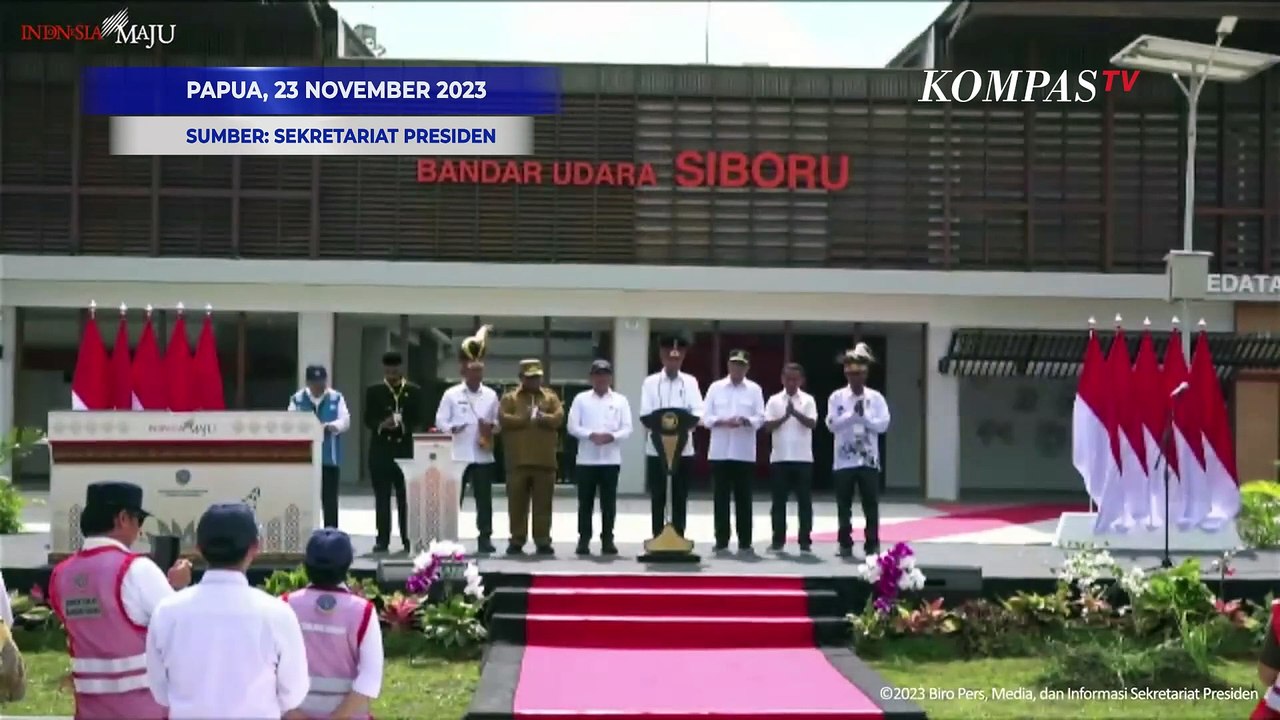 [FULL] Keterangan Jokowi saat Peresmian Bandara Siboru dan Douw Aturure Papua - Video Dailymotion