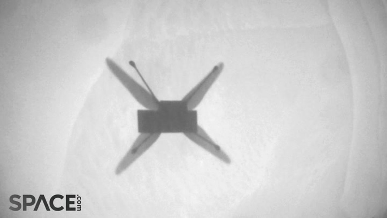 Mars Helicopter Ingenuity Takes Quick Hop On 66th Flight - video Dailymotion