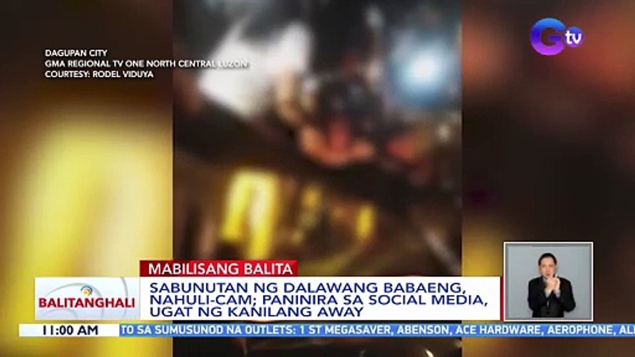 Sabunutan ng dalawang babaeng, nahuli-cam; paninira sa social media ...