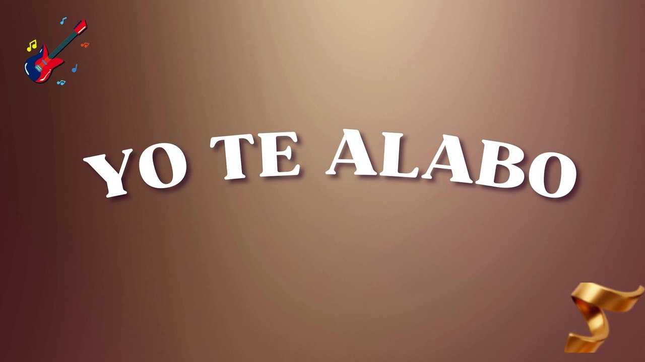 YO TE ALABO Manolo Solano Pista - Vídeo Dailymotion
