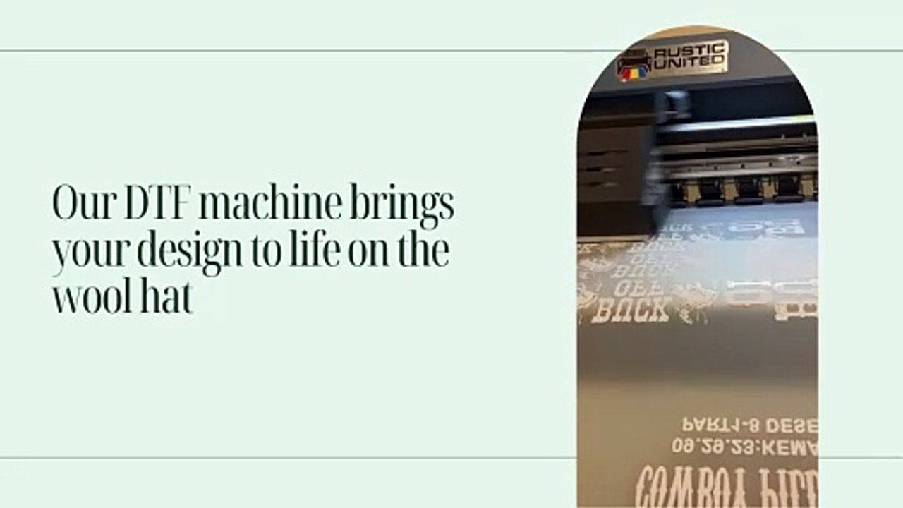 Revolutionize Your Wool Hat: Alpha DTF Transfer Unveils DTF Printing ...