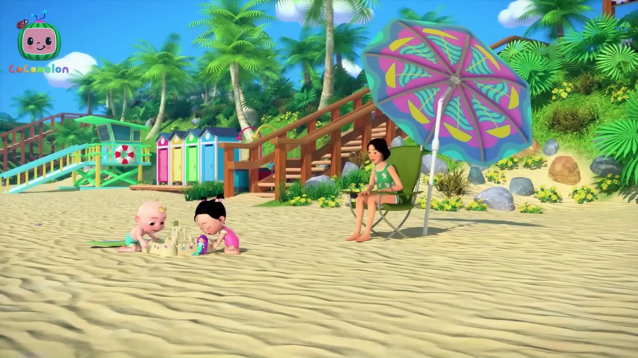 Mermaid at the Beach Song - CoComelon Nursery Rhymes & Kids Songs ...