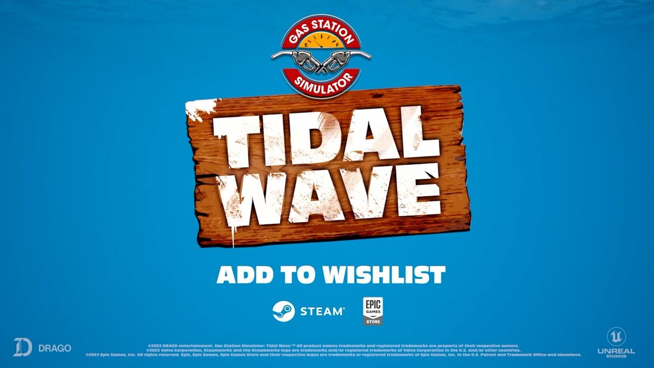 Gas Station Simulator Official Tidal Wave DLC Teaser Trailer - video ...