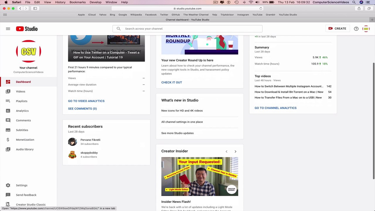 How to USE YouTube - Access Your YouTube Studio Dashboard | Tutorial 3 ...