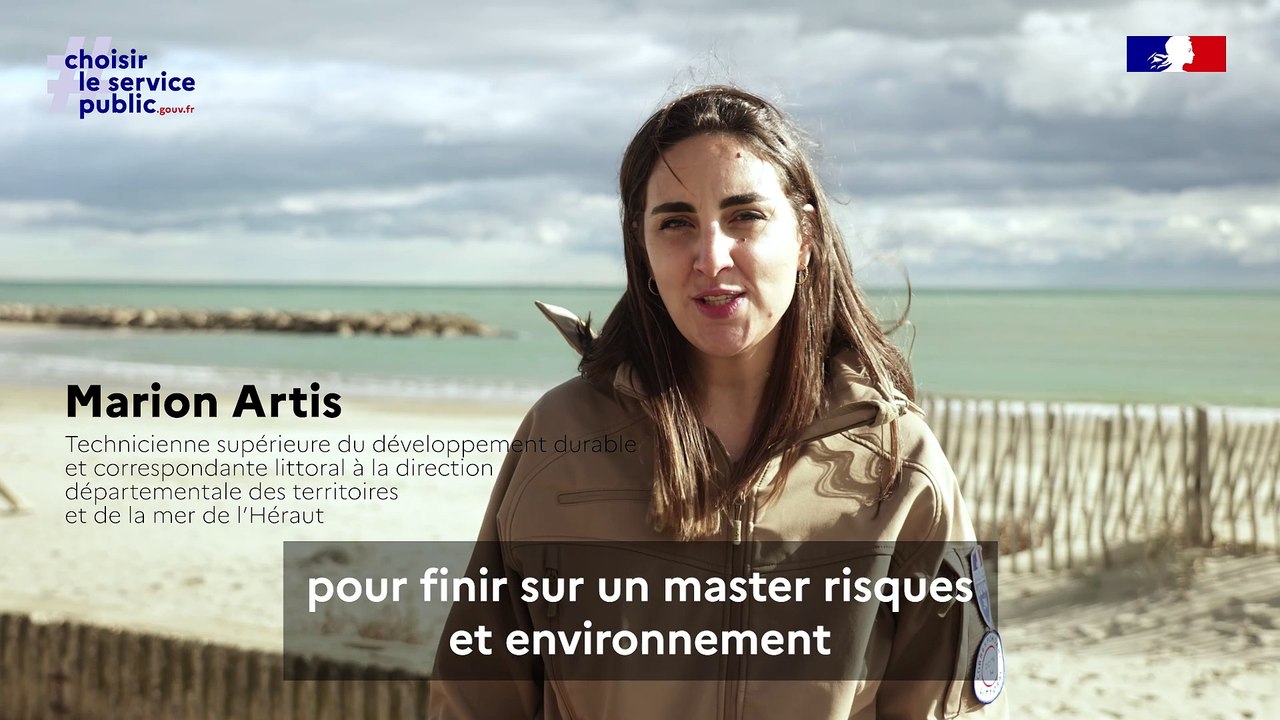 Portrait de Marion, technicienne supérieure du développement durable ...