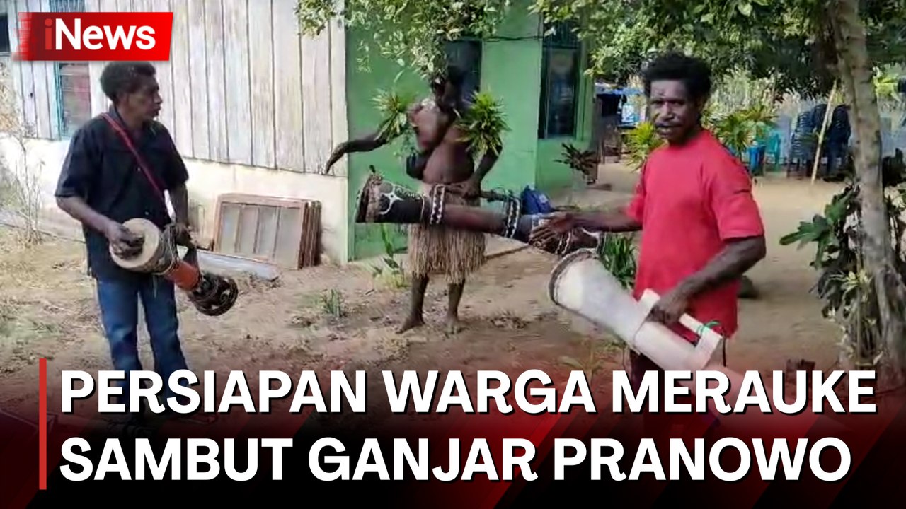 Warga Semangga Merauke Antusias Sambut Ganjar Pranowo, Stem Tifa untuk ...