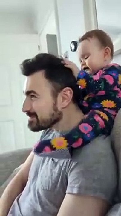 Baby and Daddy Funny Moments -- __ Cute babies video __ _shorts _cute ...